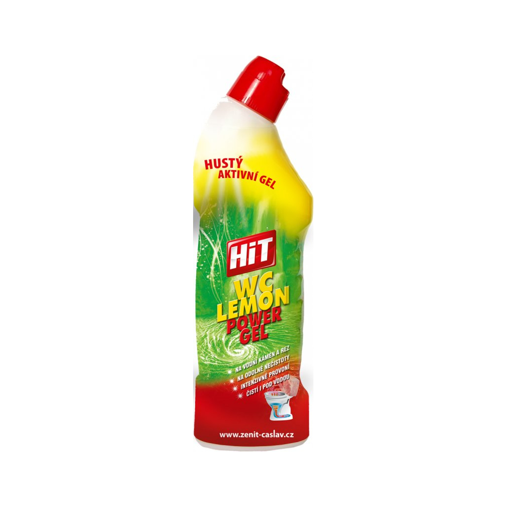 Hit Wc Lemon Power Gel čistič toalet, 750 g