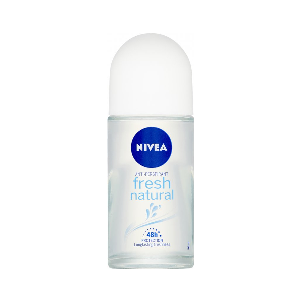 Nivea Fresh Natural kuličkový antiperspirant, 50 ml