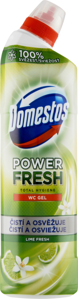 Domestos WC gel Power Fresh Lime Fresh, 700 ml