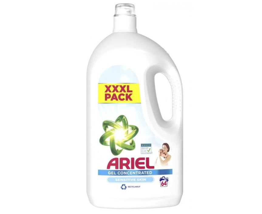 ARIEL Sensitive Skin 3,52 l (64 praní)