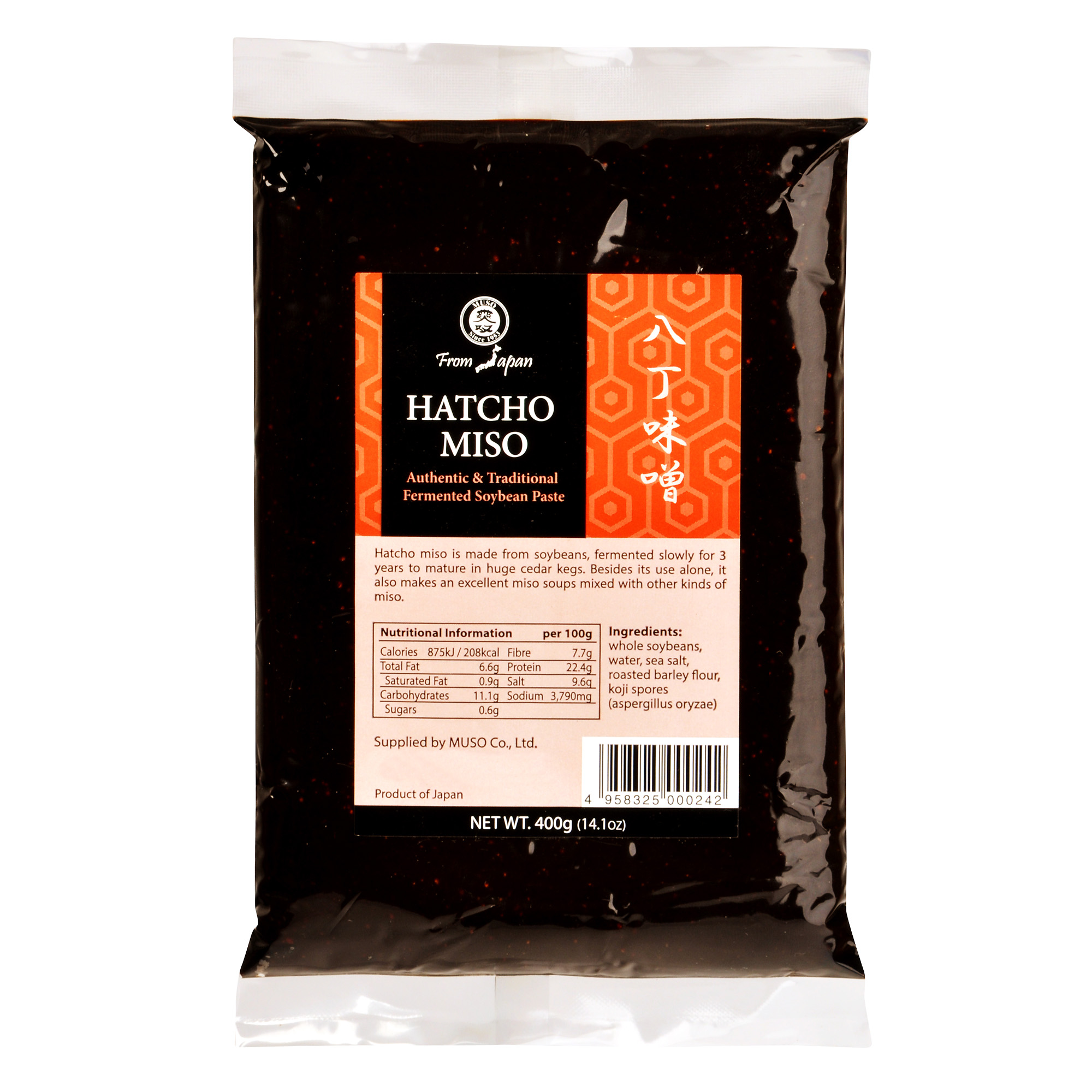Miso hatcho sója 400 g MUSO